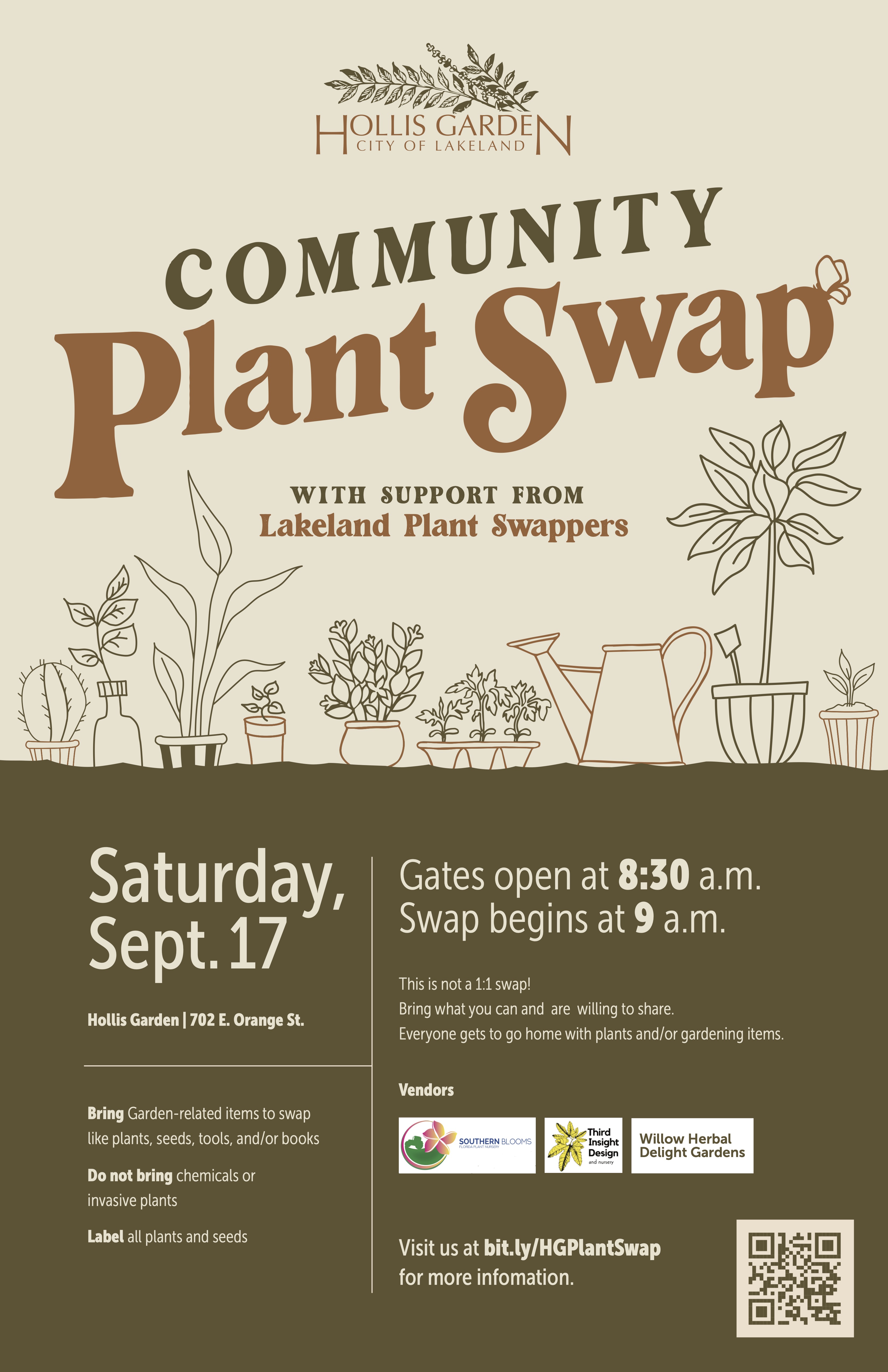 HG Community Plant Swap_Poster v1〡Third Insight Design & nursery